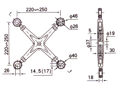 spider fittings 2501C