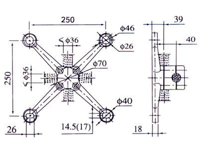 spider fittings 2501F